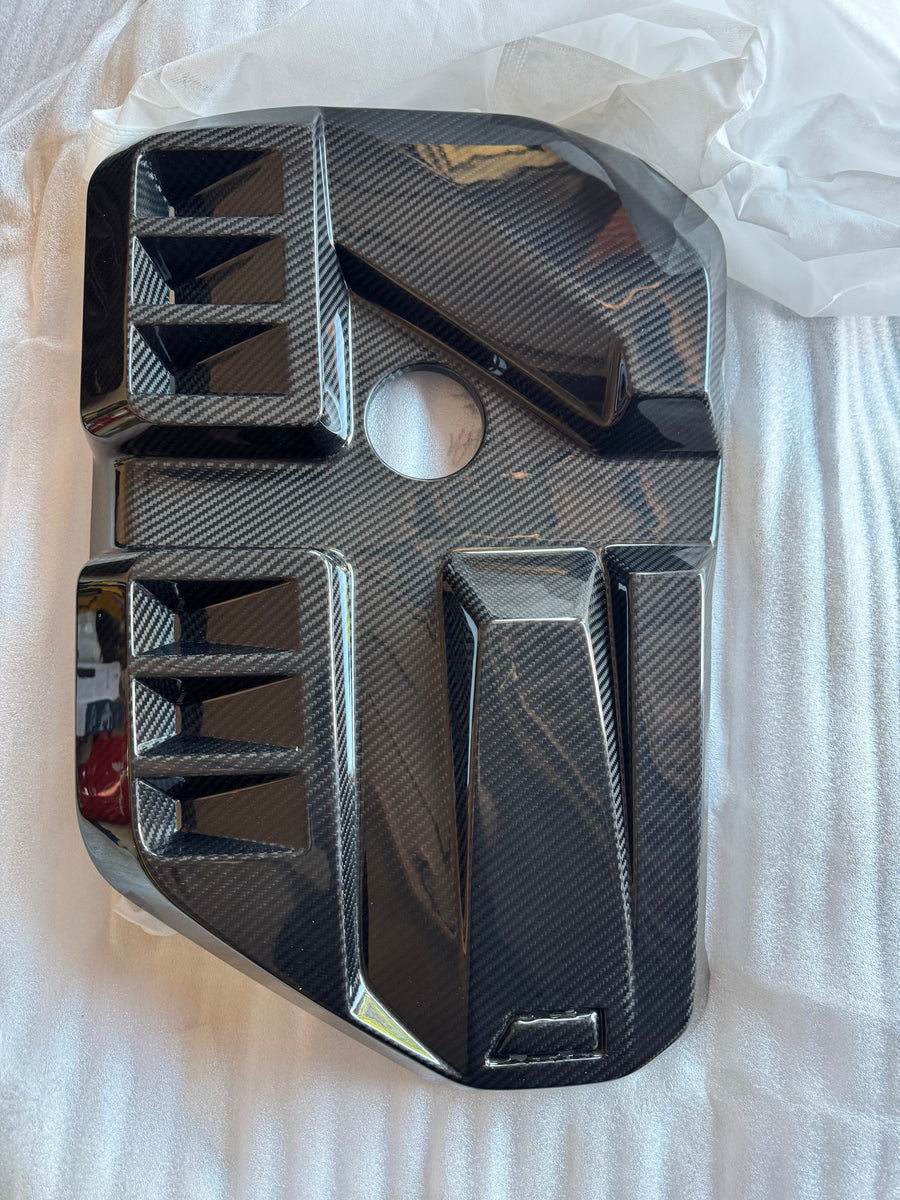 BMW S58 M3/M2/M4 real carbon engine cover – flatshifting